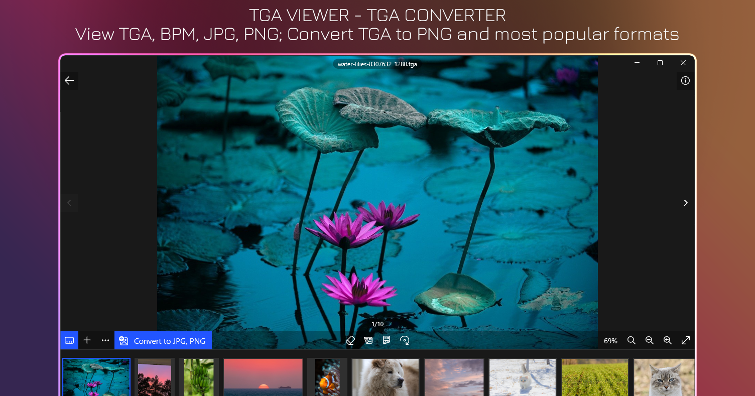 TGA Viewer - TGA to JPG TGA Viewer - TGA to JPG