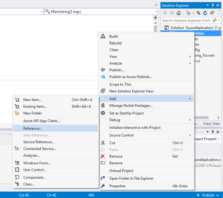 Thao Tác Âm Thanh trong C# Qua Thư Viện WMPLib
