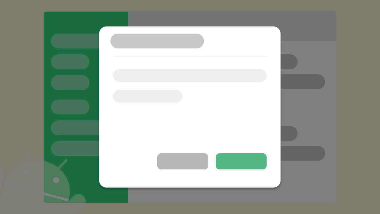 Dialog trong Android - Phần 2 Dialog trong Android - Phần 2